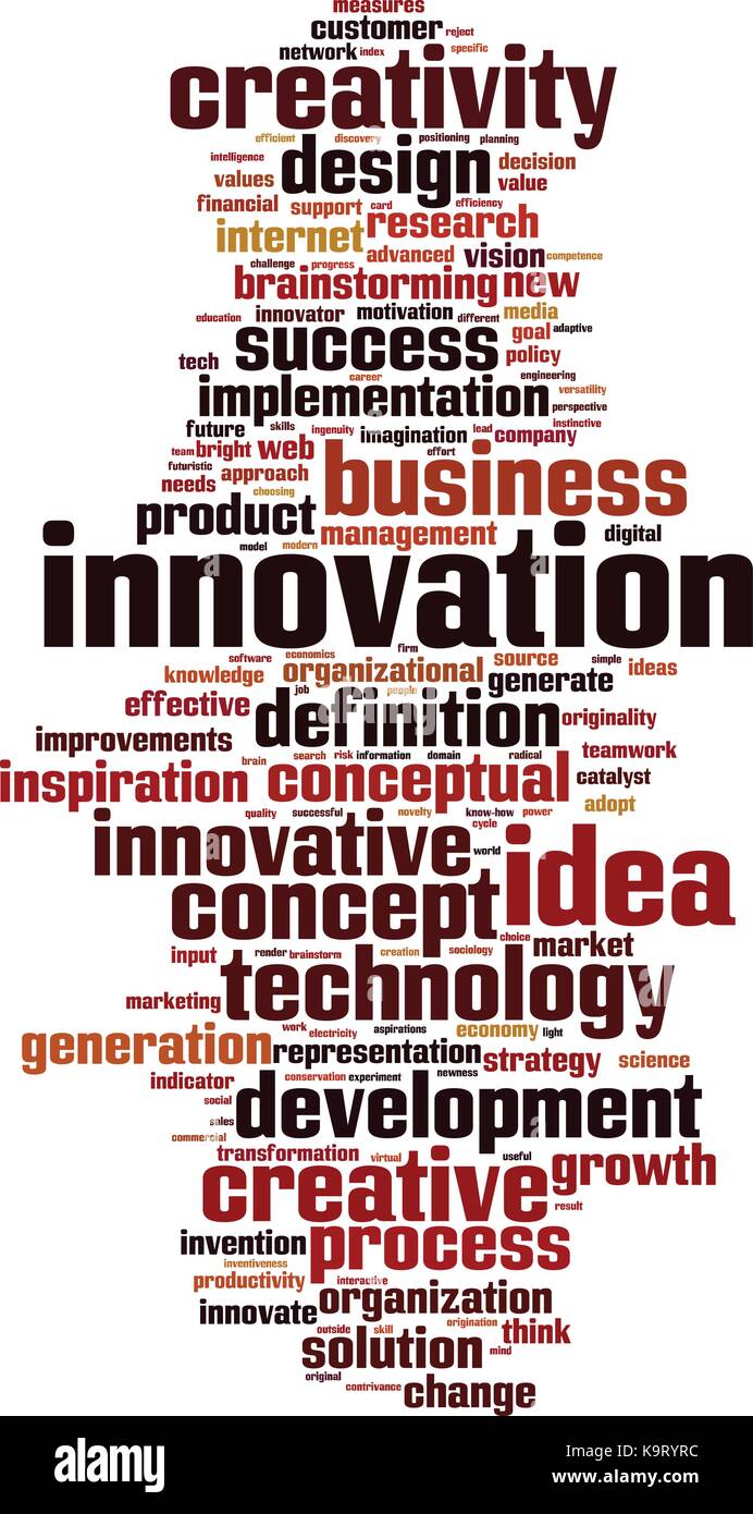 Innovation word cloud concept. Vector illustration Stock Vector Image ...