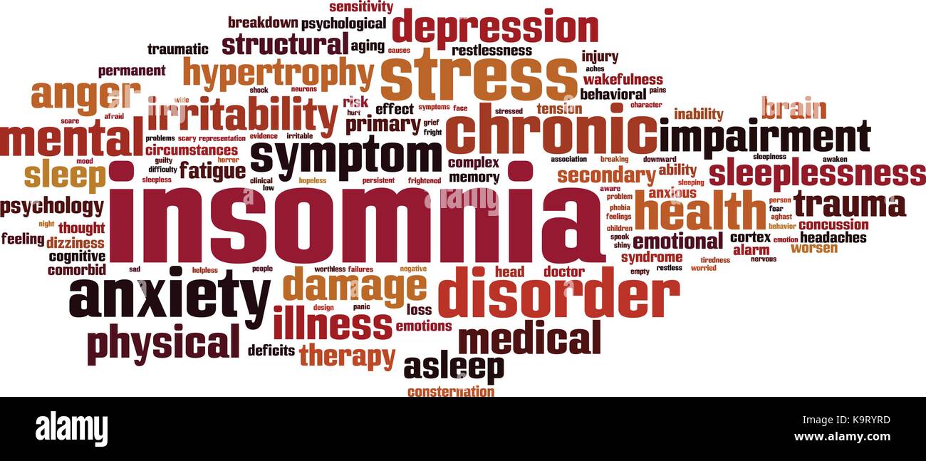 Insomnia vector vectors hi-res stock photography and images - Alamy