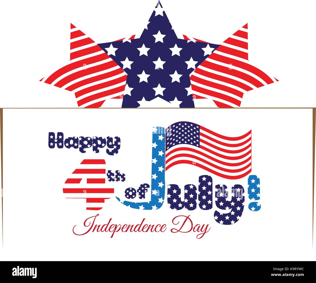 Fourth july symbols usa symbols Stock Vector Images - Alamy