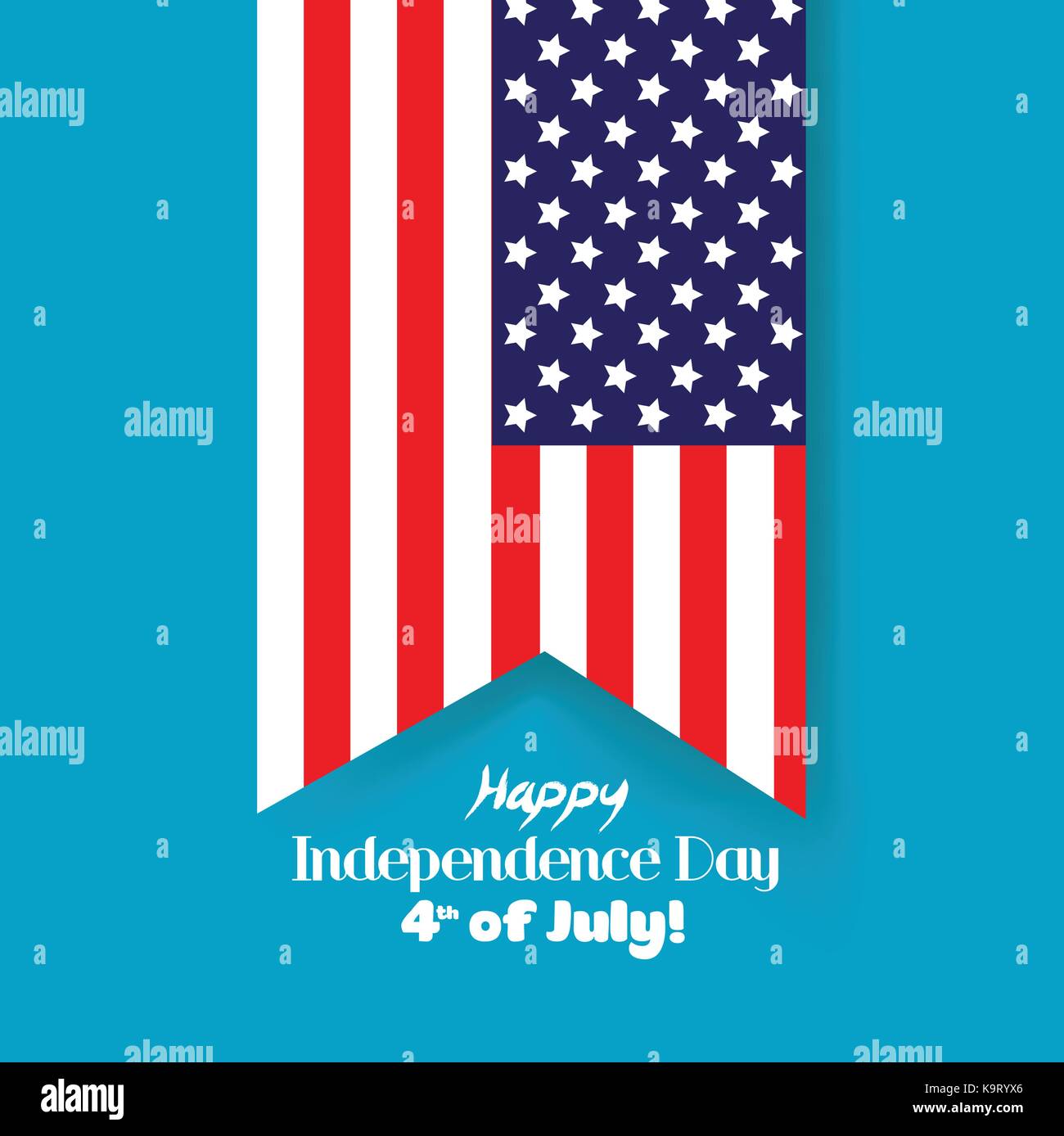 American Flag for Independence Day Stock Vector Image & Art - Alamy