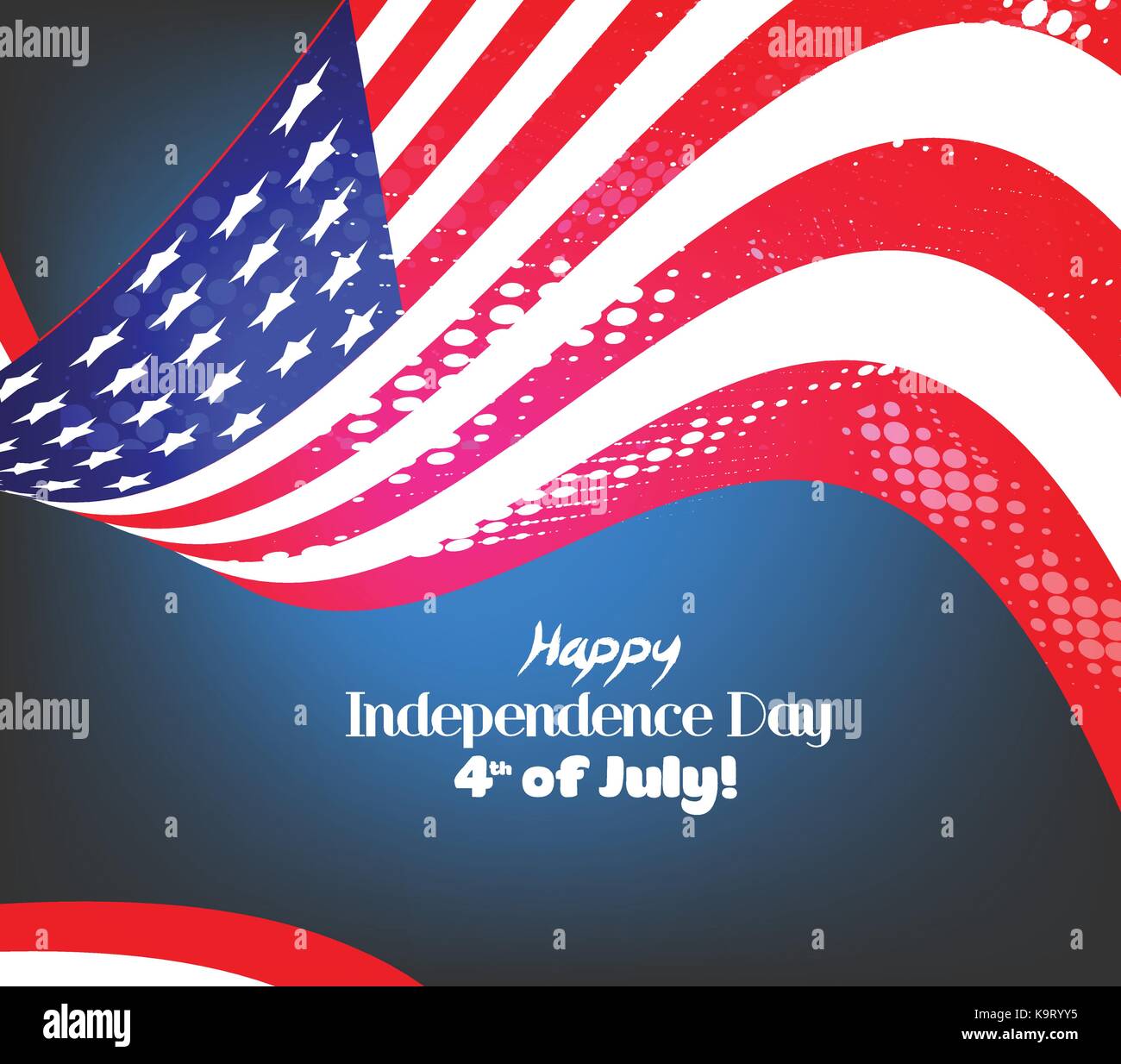American Flag for Independence Day Stock Vector Image & Art - Alamy