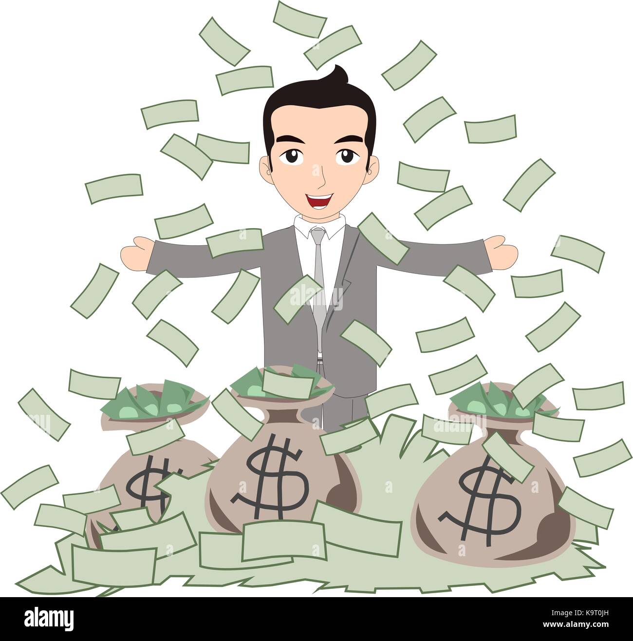 Money under Stock Vector Images - Alamy