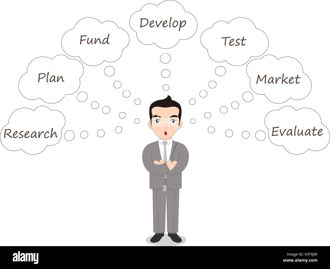 Business group communicating in Stock Vector Images - Alamy