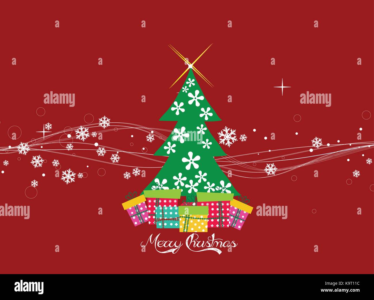 Christmas lights decoration bells Stock Vector Images - Alamy