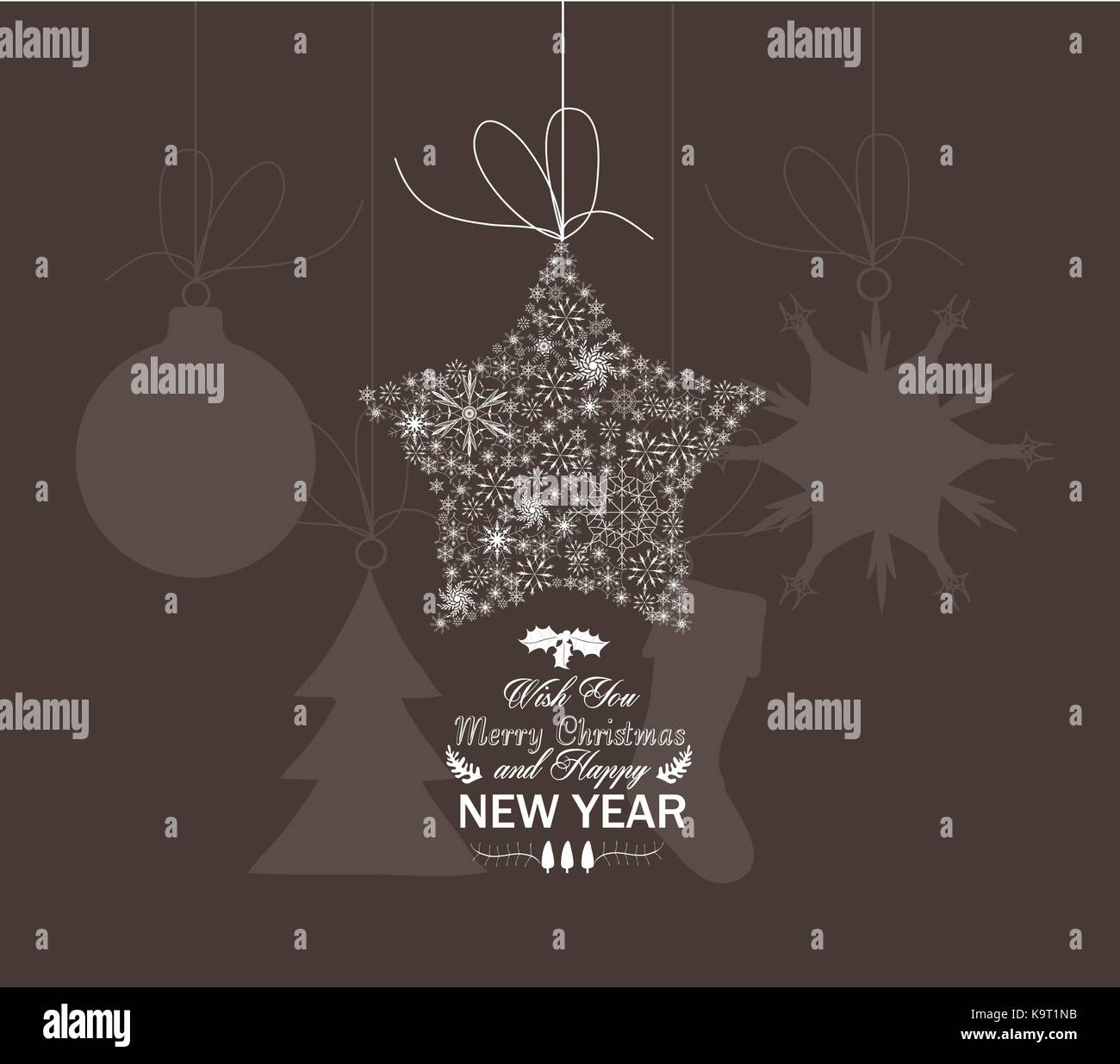 christmas star snowflakes Stock Vector Image & Art - Alamy