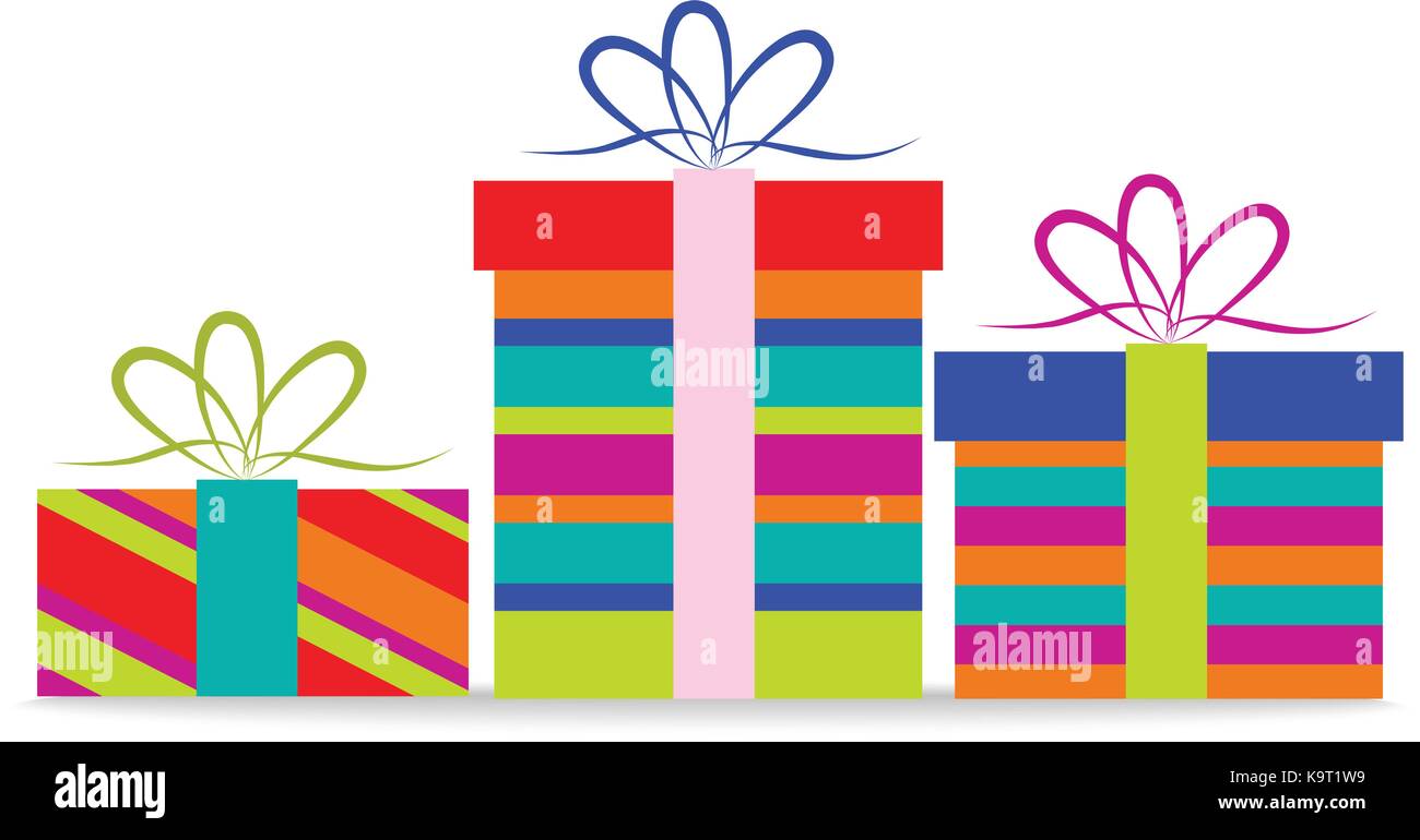 set of christmas gifts for design Stock Vector Image & Art - Alamy