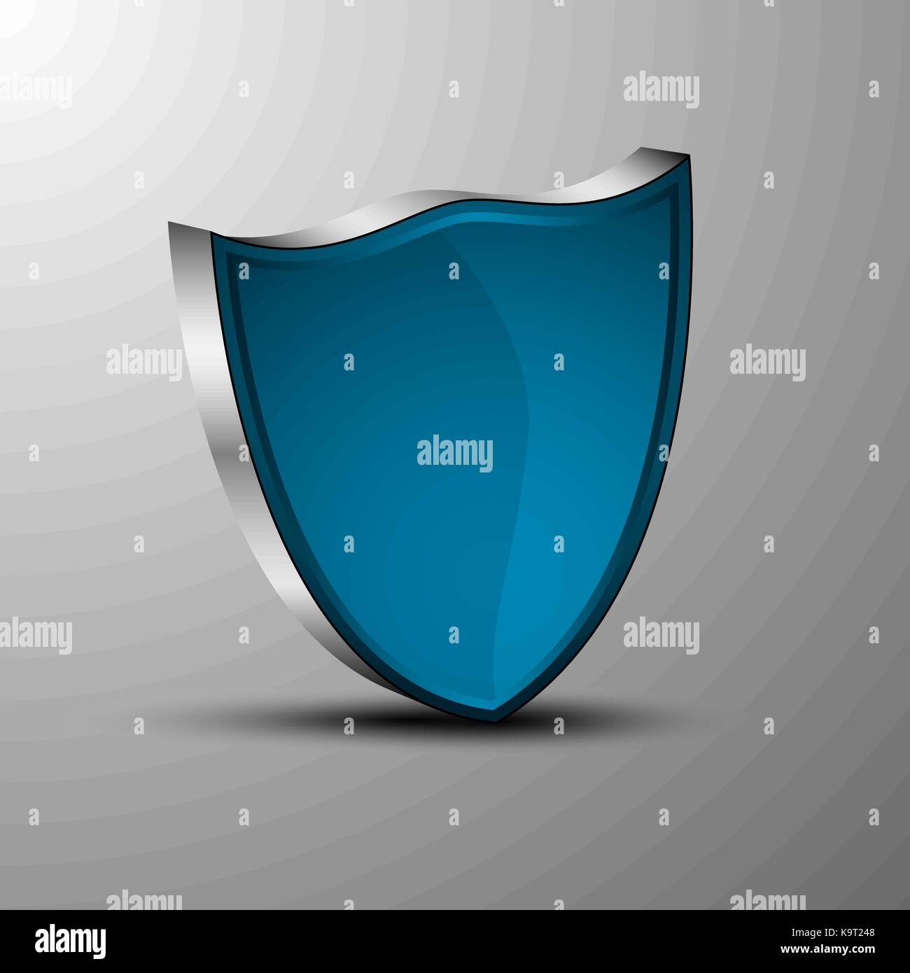 The vector isolated 3d heraldic shield Protection Stock Vector Image ...