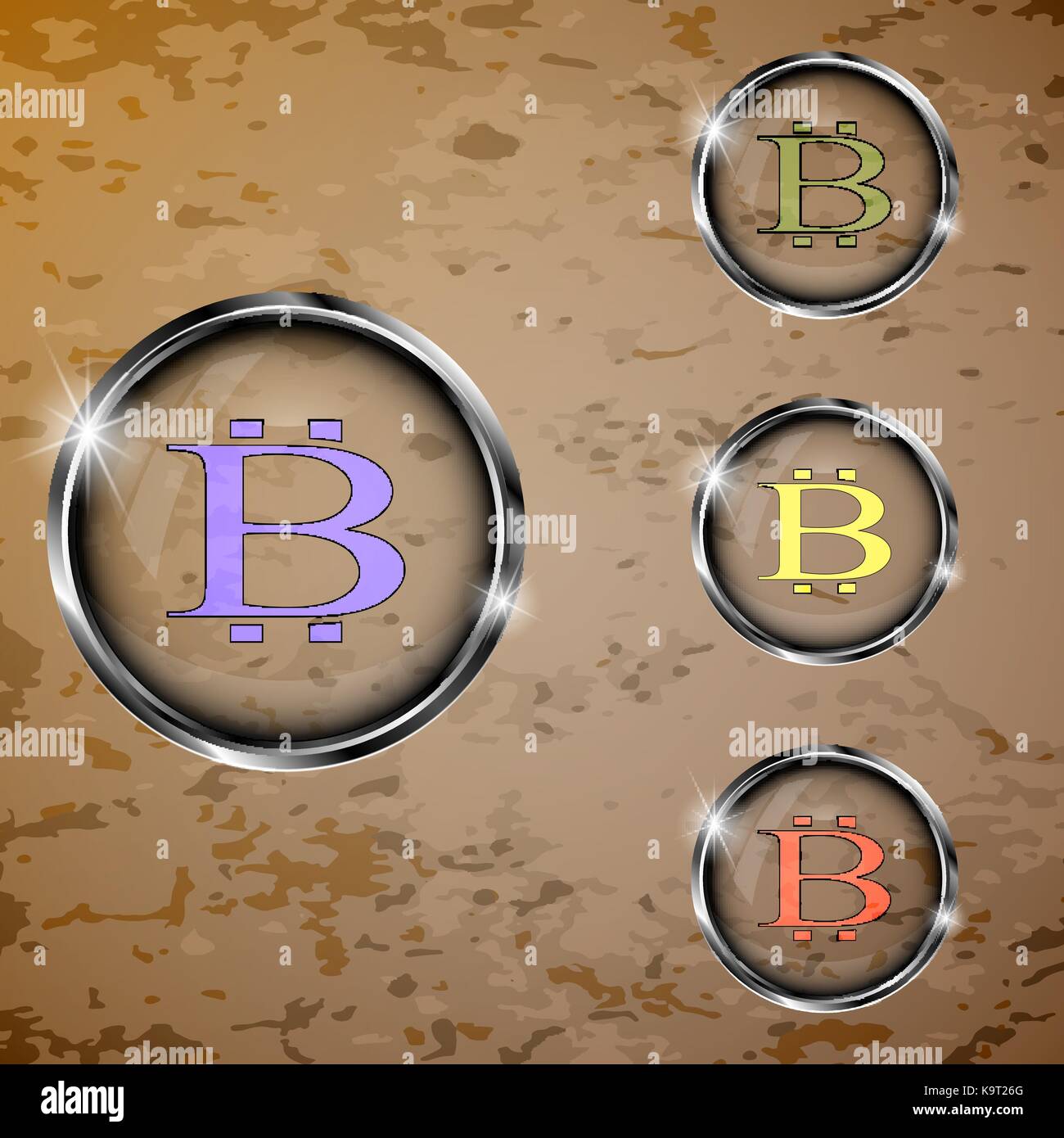 The vector set of transparent buttons for you business Stock Vector ...