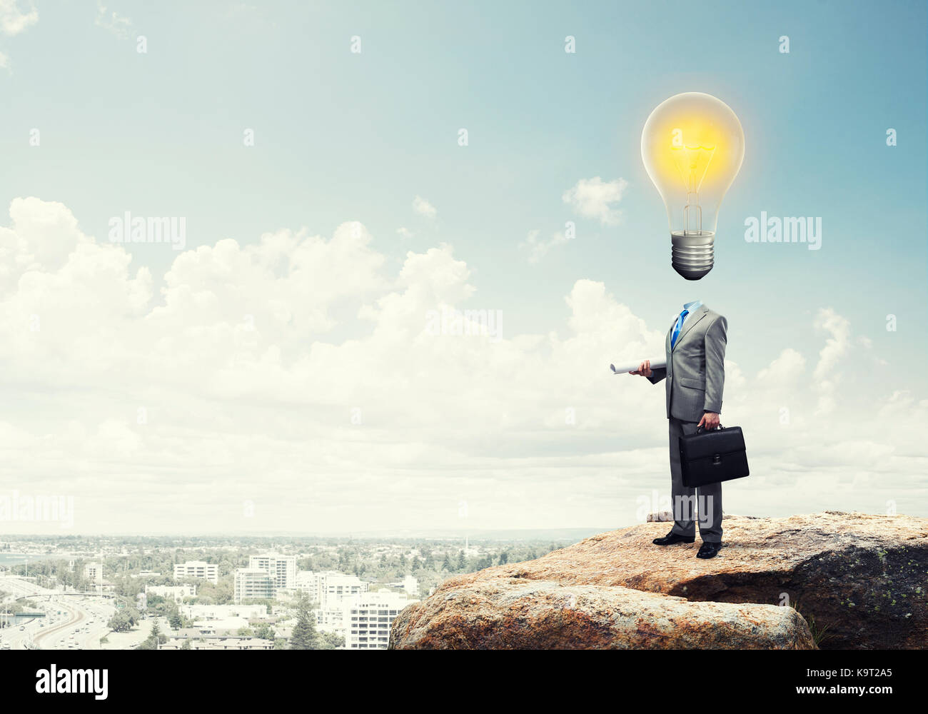 Man of creative ideas Stock Photo - Alamy