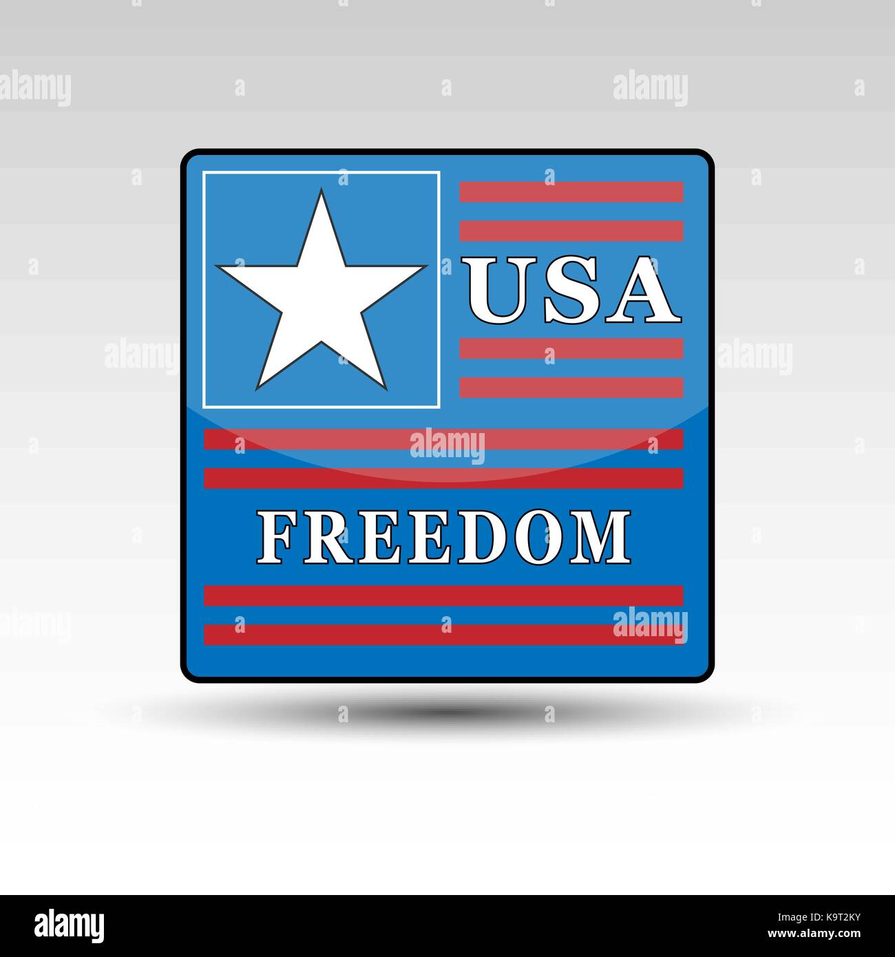 Liberty freedom square Stock Vector Images - Alamy