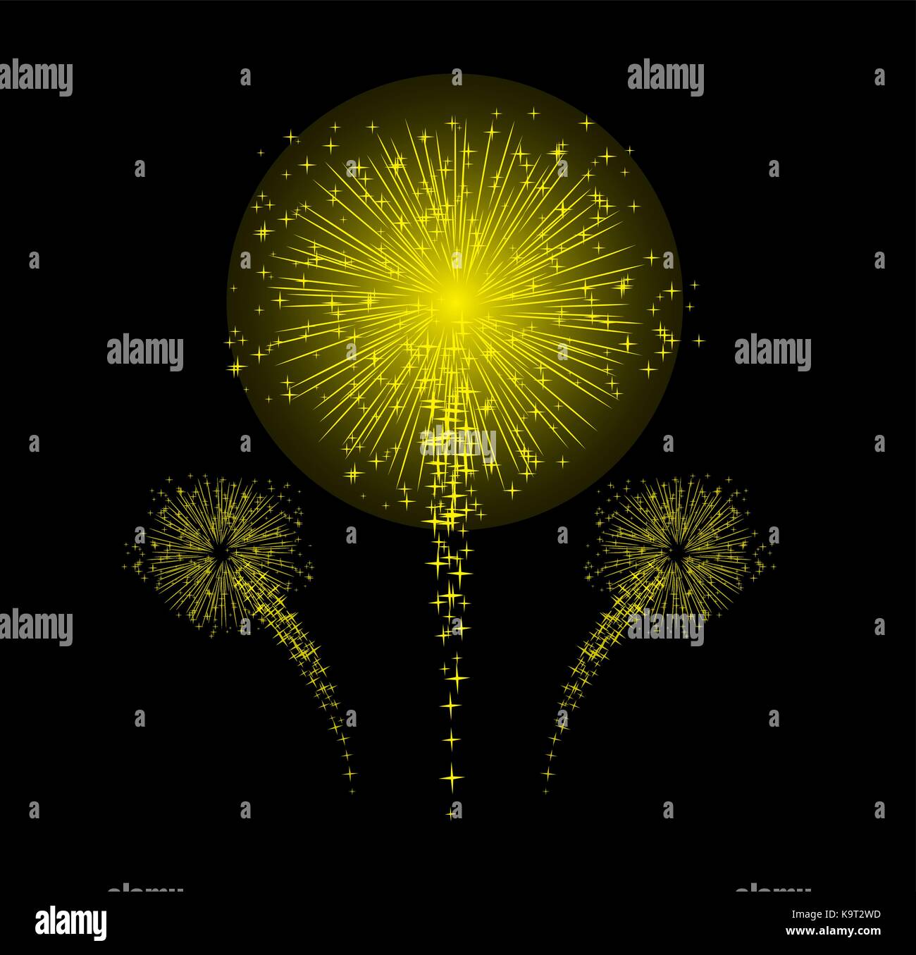 Firework for happy new year design Stock Vector Image & Art - Alamy
