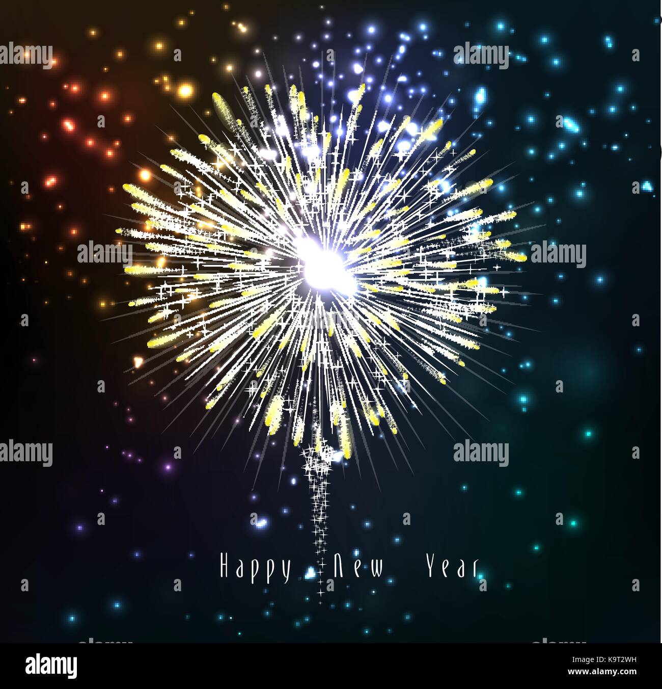 Beautiful Vector Fireworks Stock Vector Image & Art - Alamy