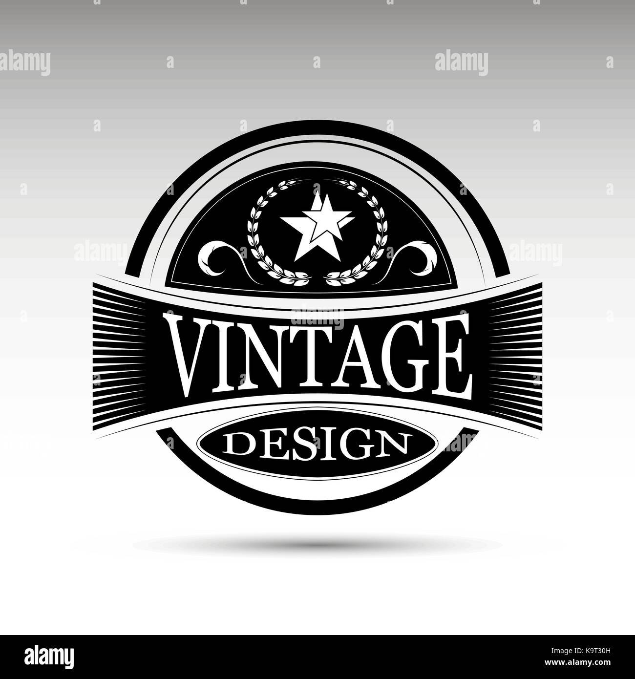 The vector emblem for you project.Vintage design Stock Vector Image ...