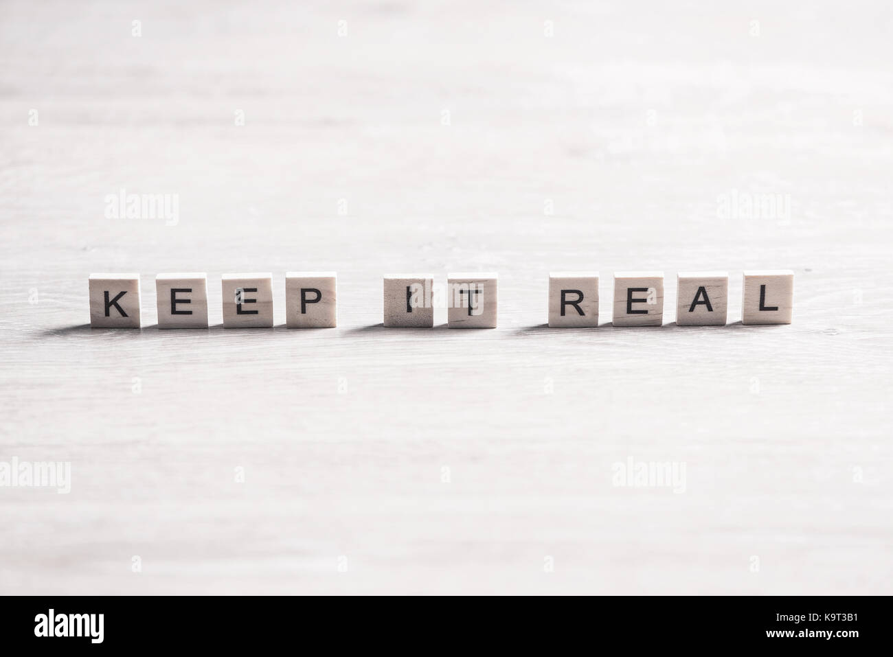 keep it real motivation Stock Photo - Alamy