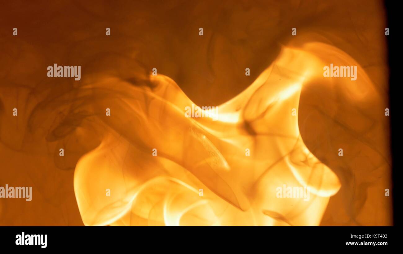 Metal details inside a furnace. Steel parts inside the furnace ...