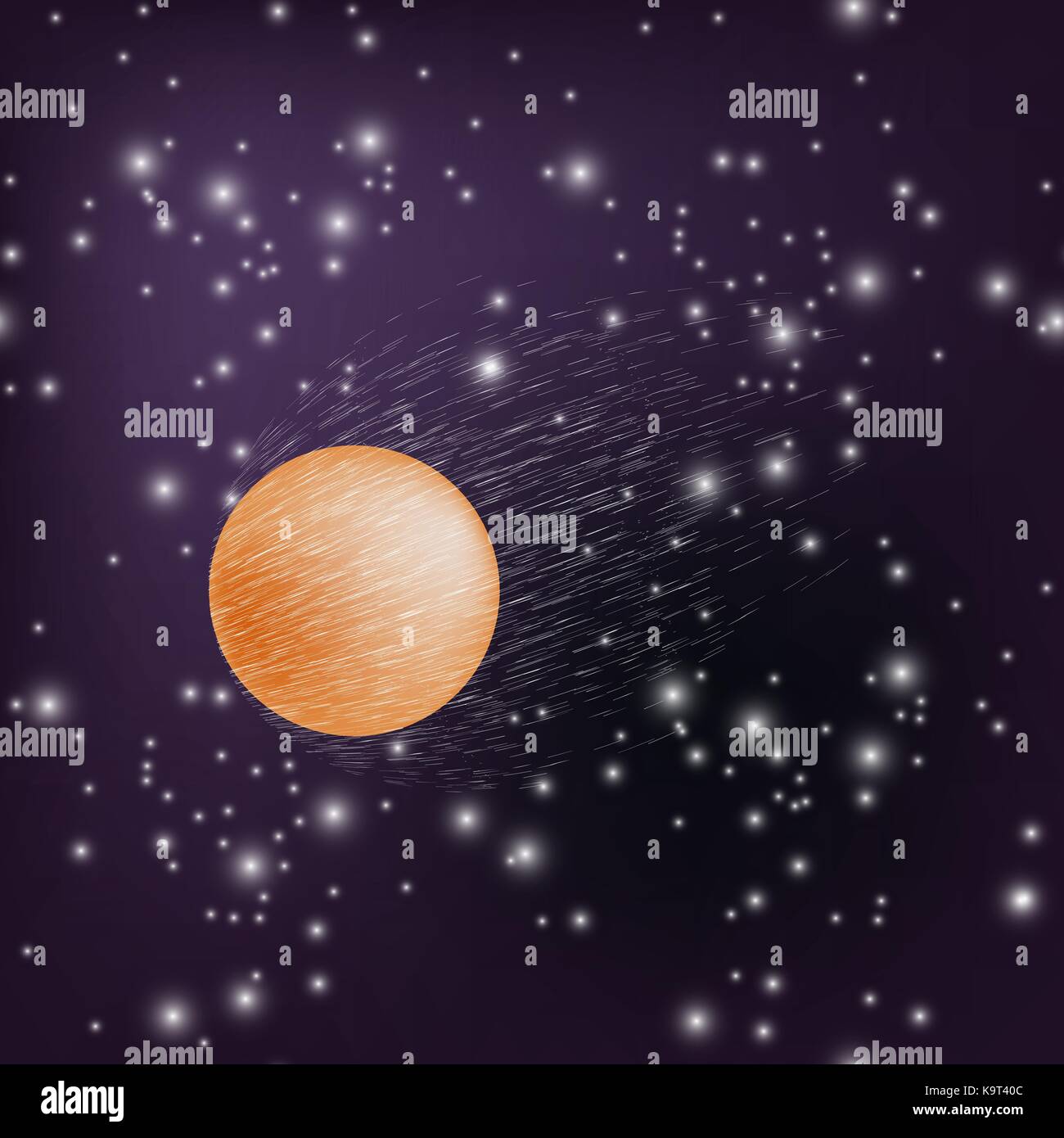 Burning Red Sphere Stock Vector Image & Art - Alamy