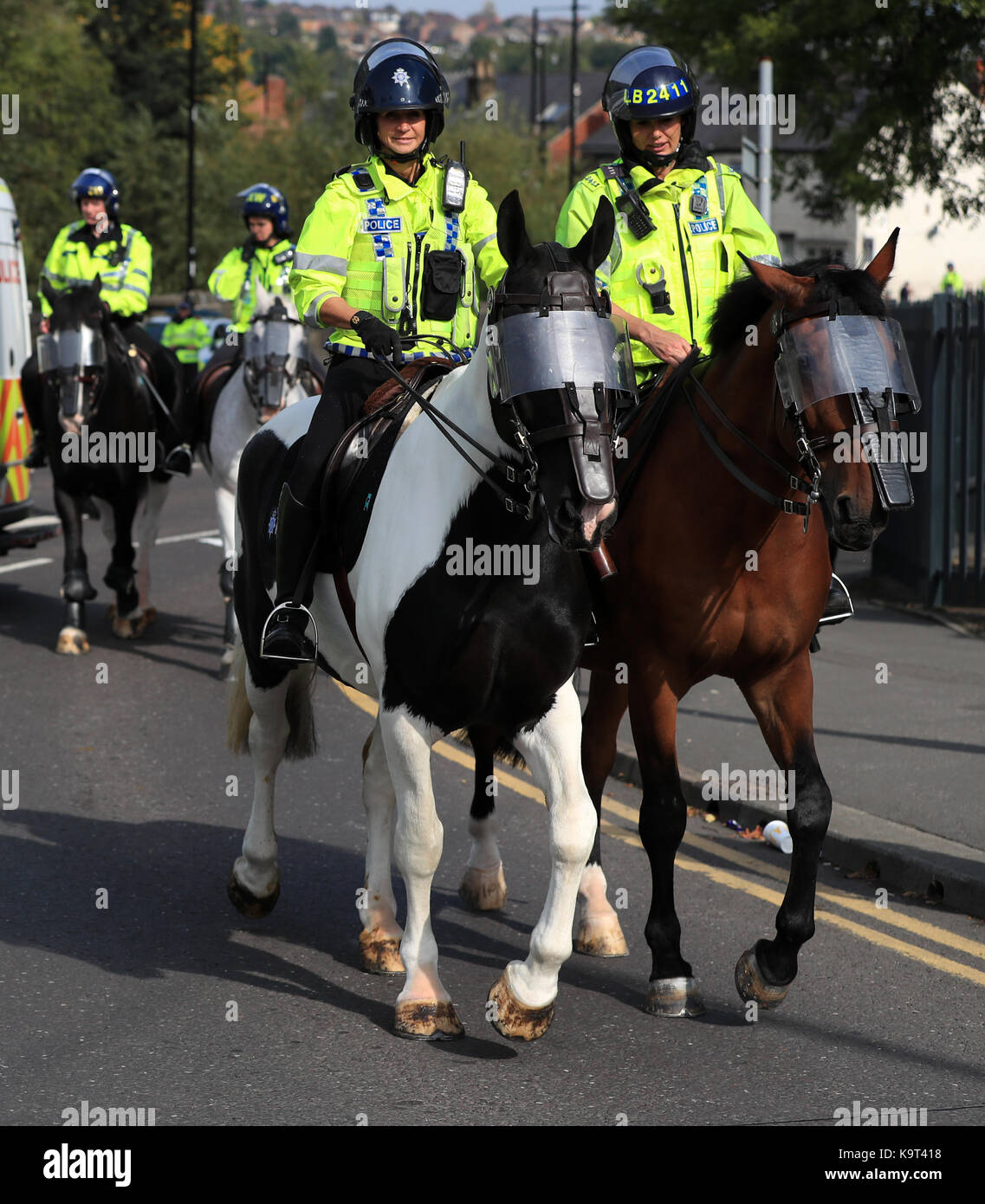 Mounted Police before the Sky Bet Championship match between Sheffield ...