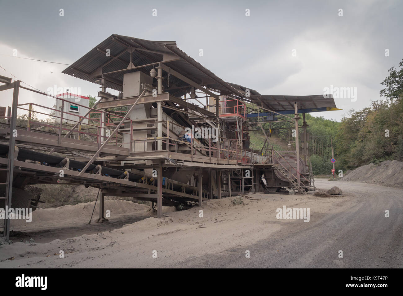 industrial factory stone mining Stock Photo - Alamy