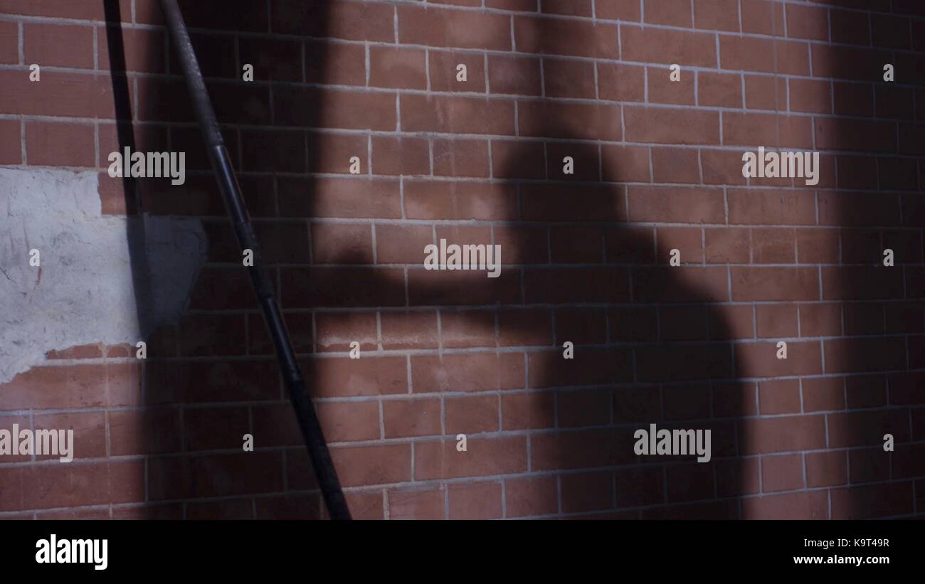 Boxer practicing shadows. Boxing shadow Stock Photo - Alamy