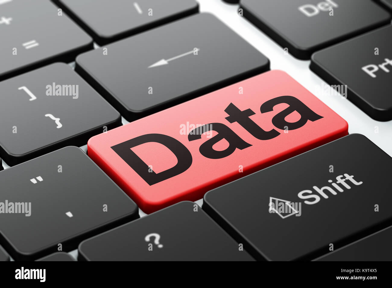 Data concept: Data on computer keyboard background Stock Photo - Alamy