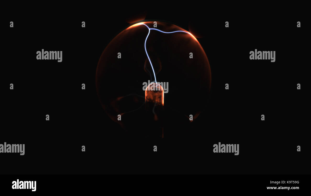 Electrostatic plasma sphere in the dark. Tesla coil - physics ...