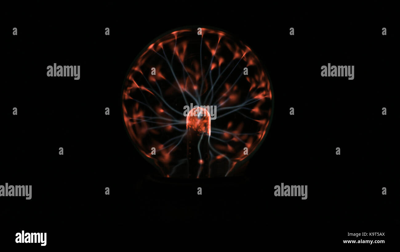 Electrostatic plasma sphere in the dark. Tesla coil - physics ...