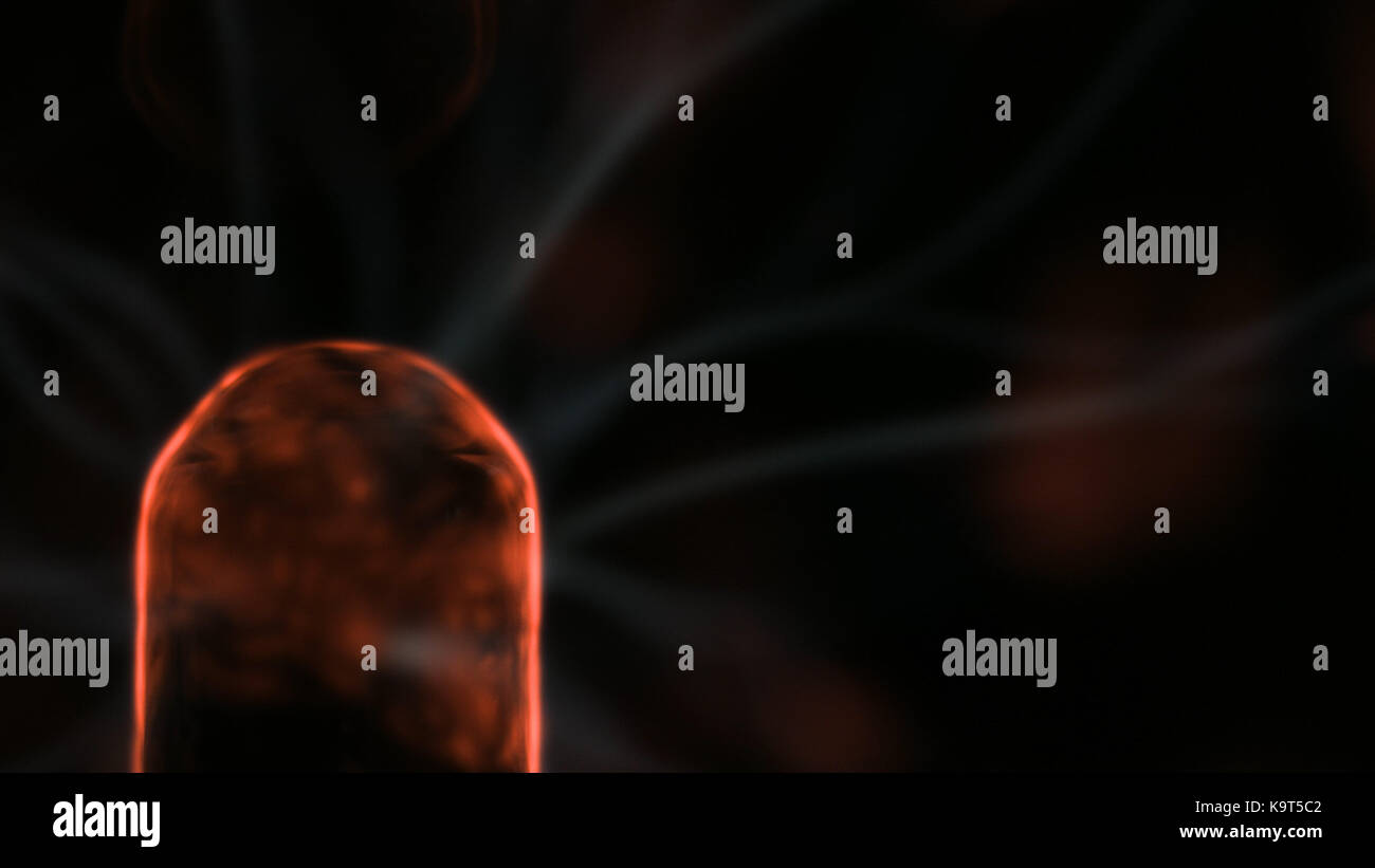 Hand touching a plasma ball. A Plasma ball lamp energy, hand touching ...