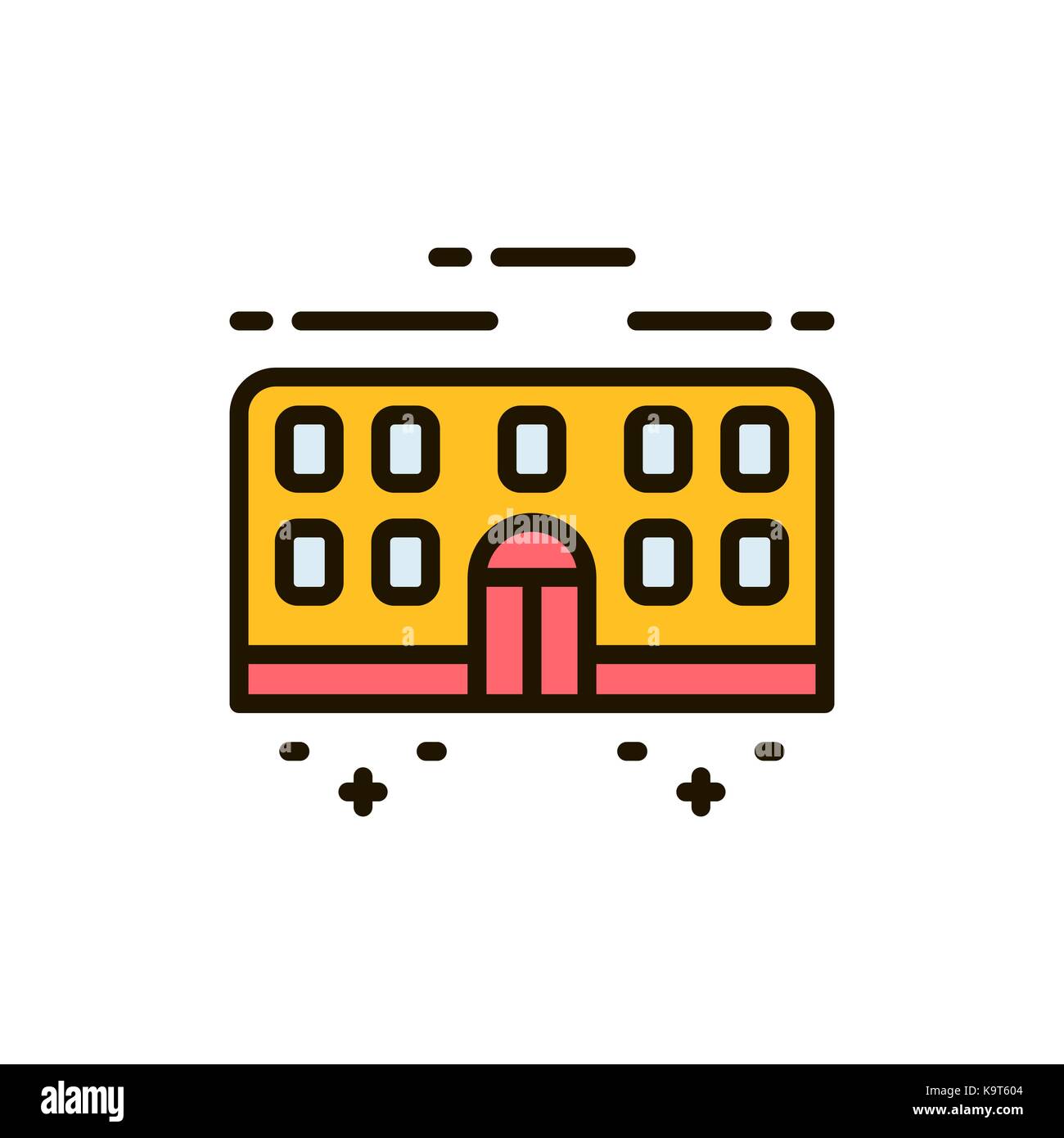 School icons illustration Stock Vector Image & Art - Alamy