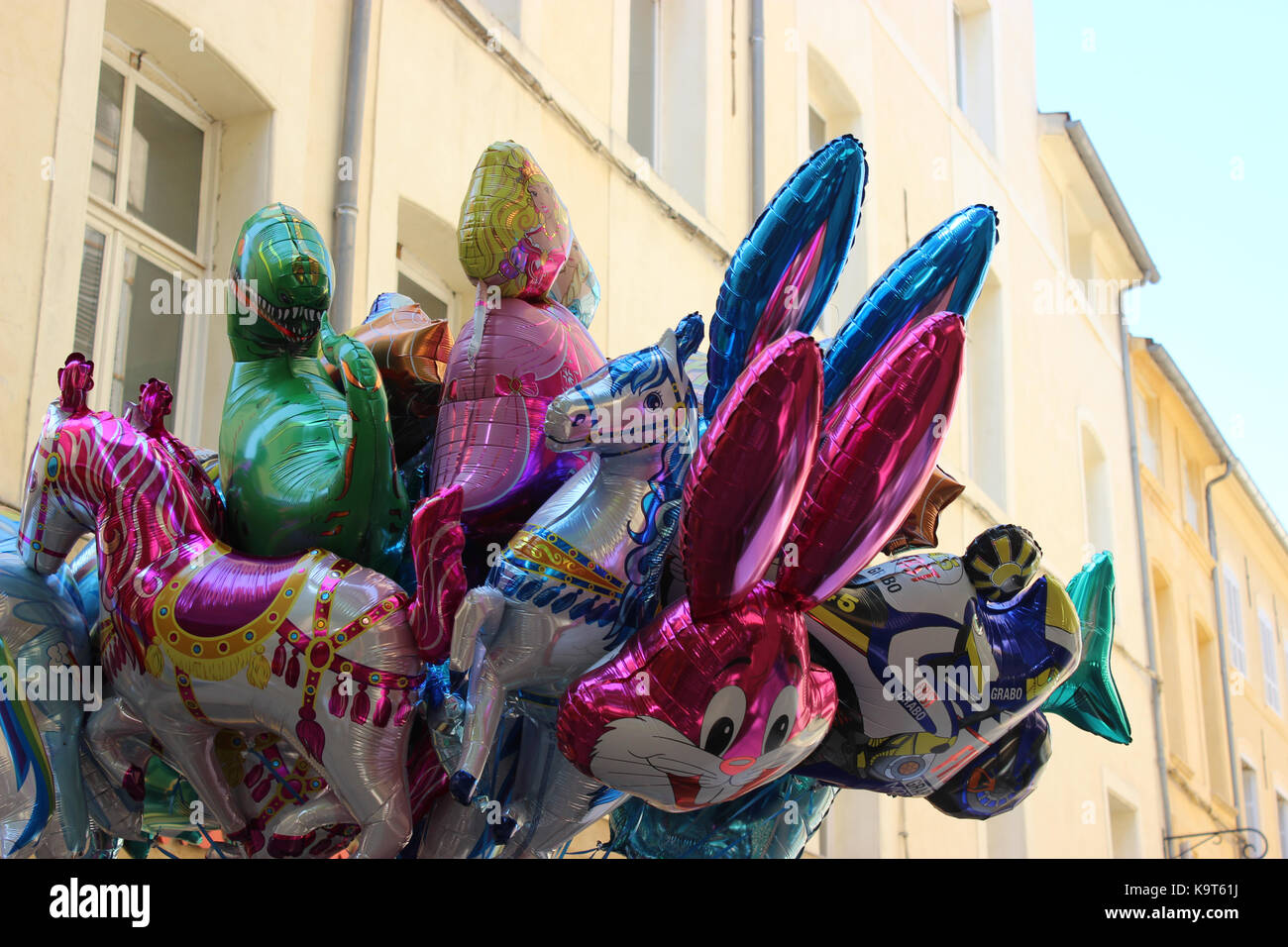 Aix-en-Provence - JUN 6 : Differents Shapes of Balloons Filled with ...