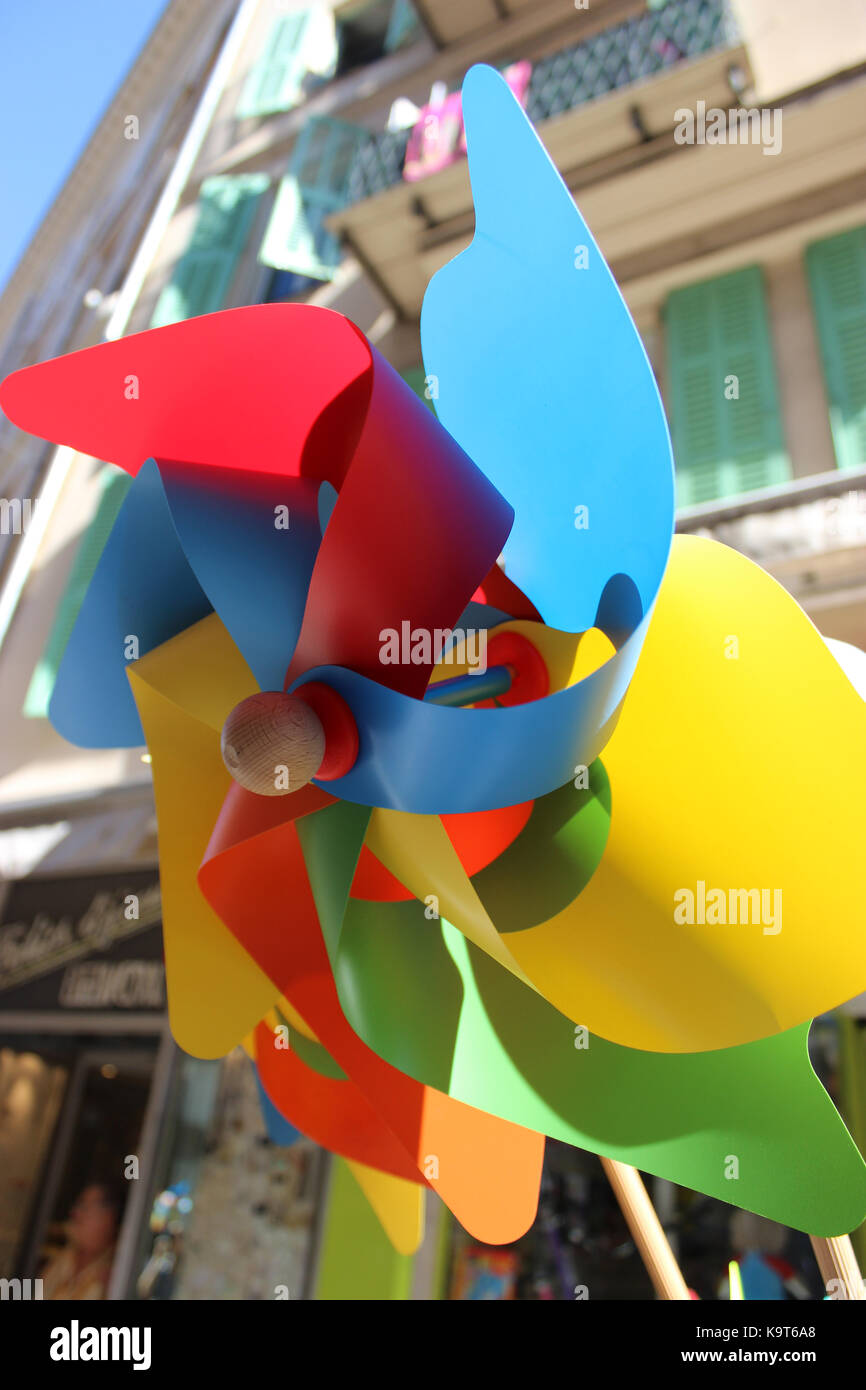 Little Wind Turbine Close-up Stock Photo - Alamy