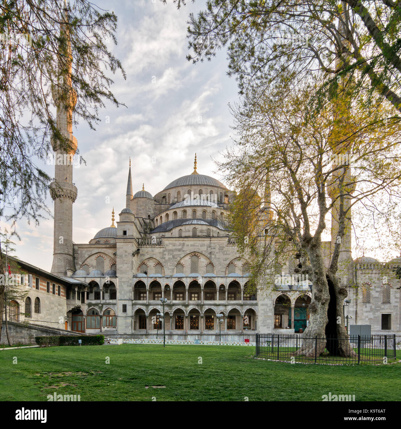 Exterior day shot of Sultan Ahmed Mosque (Blue Mosque), an Ottoman ...