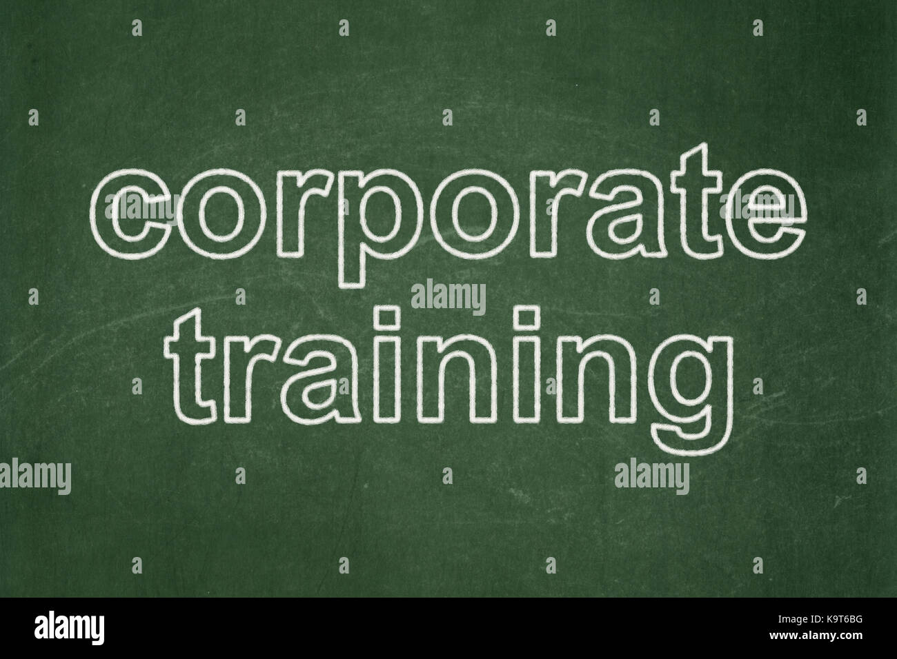 Learning concept: Corporate Training on chalkboard background Stock ...