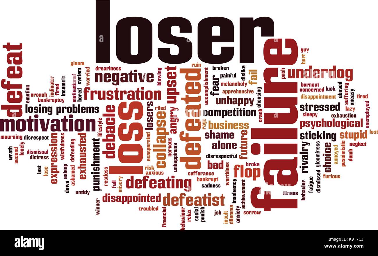 Loser Word Cloud Concept Vector Illustration Stock Vector Image Art loser-word-cloud-concept-vector-illustration-stock-vector-image-art