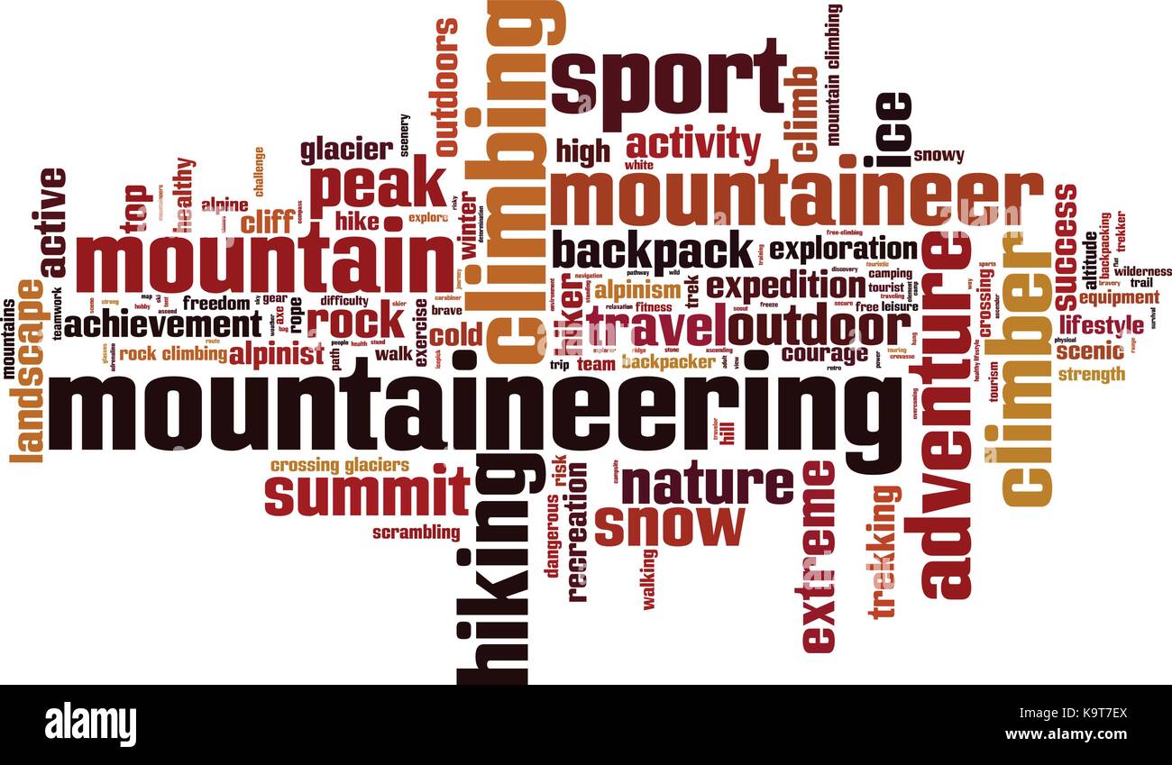Mountaineering words store