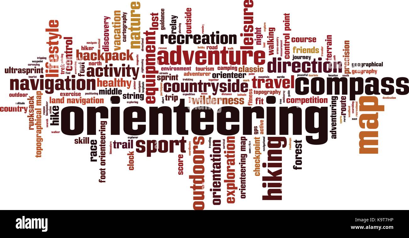 Orienteering race map Stock Vector Images - Alamy