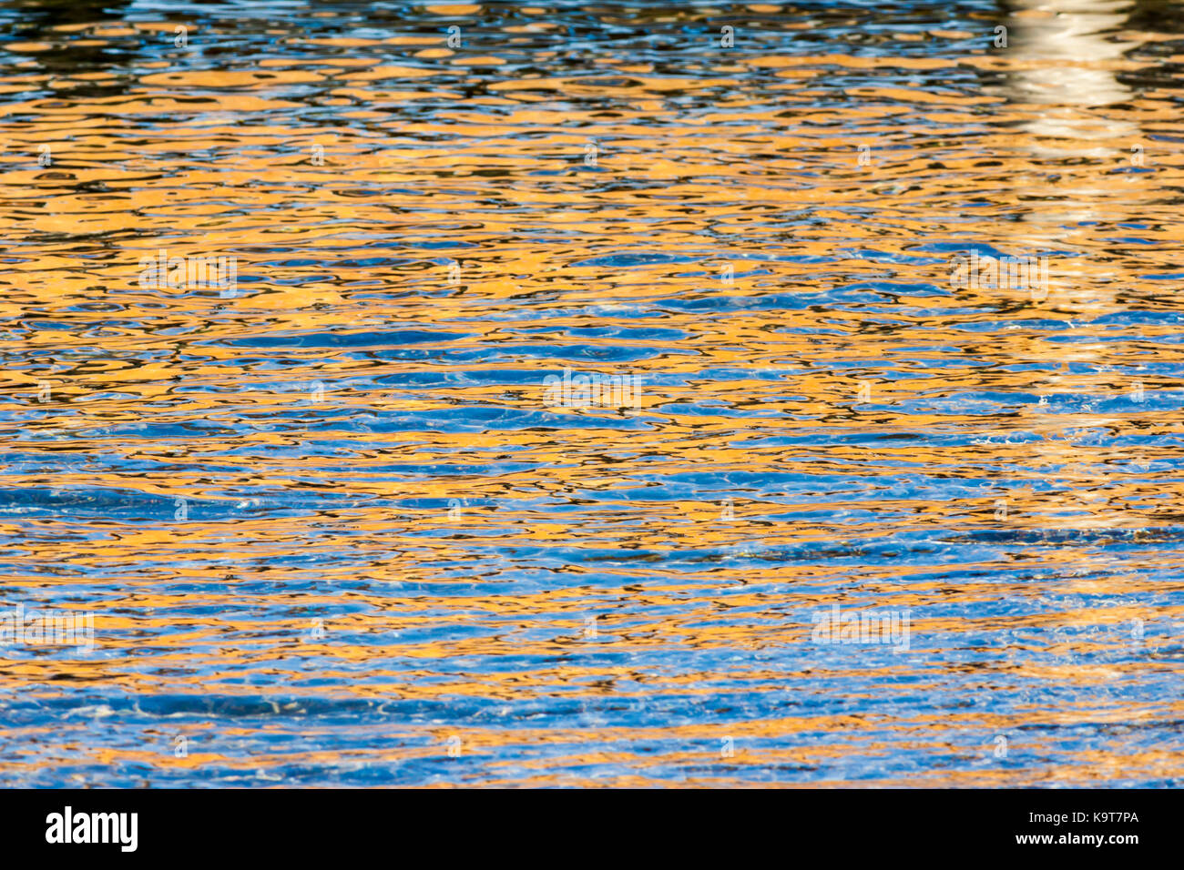 Water reflections on the sea Stock Photo - Alamy