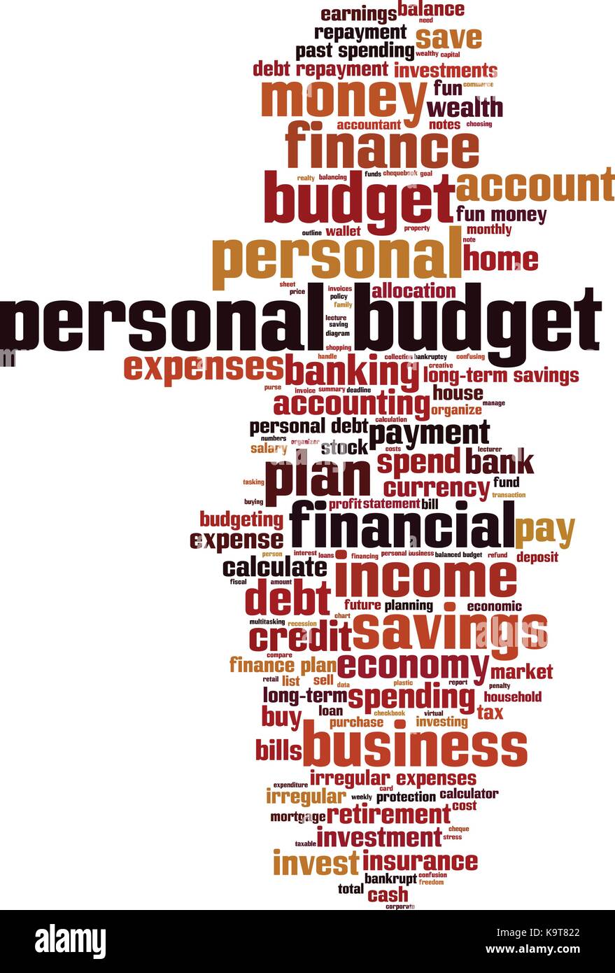 Personal finance budget planning Stock Vector Images - Alamy
