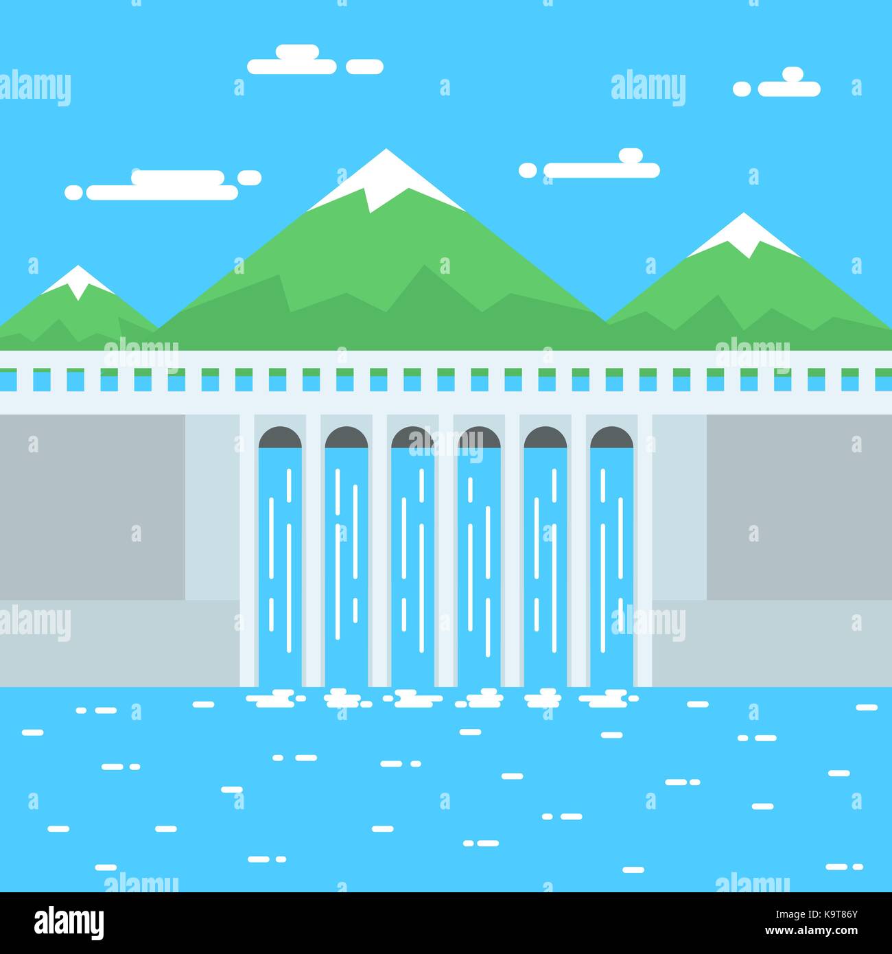Water power illustration Stock Vector Image & Art - Alamy