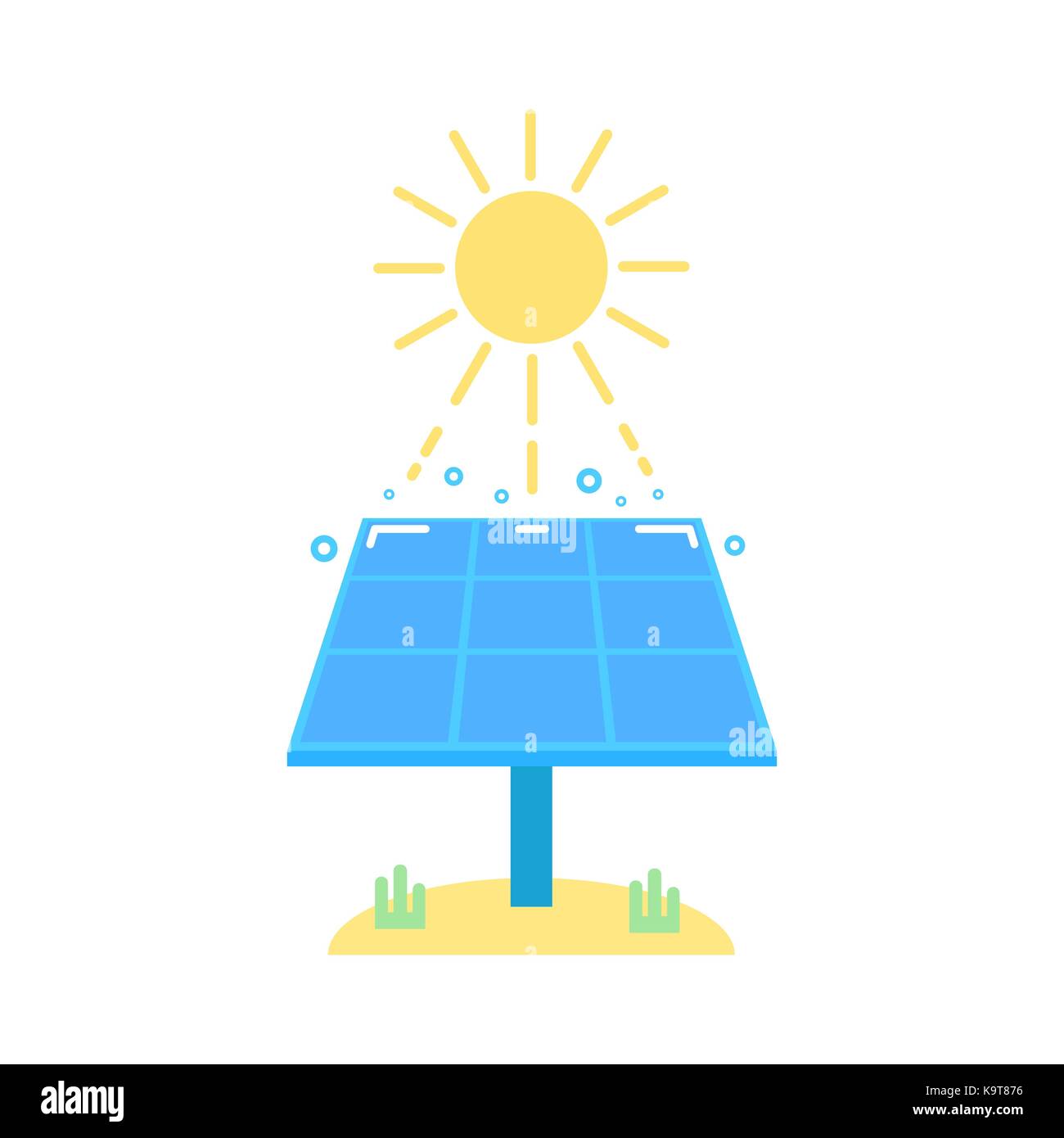 Solar battery illustration Stock Vector Image & Art - Alamy