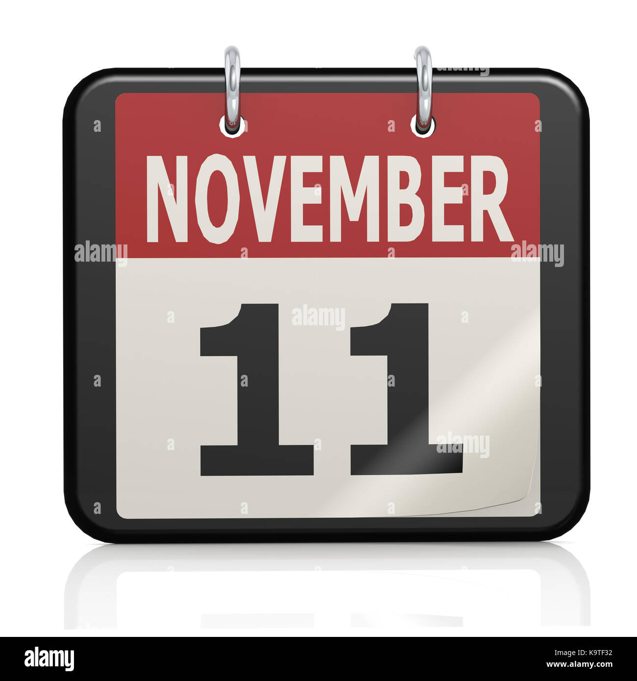 November 11, Veterans Day calendar Stock Photo - Alamy
