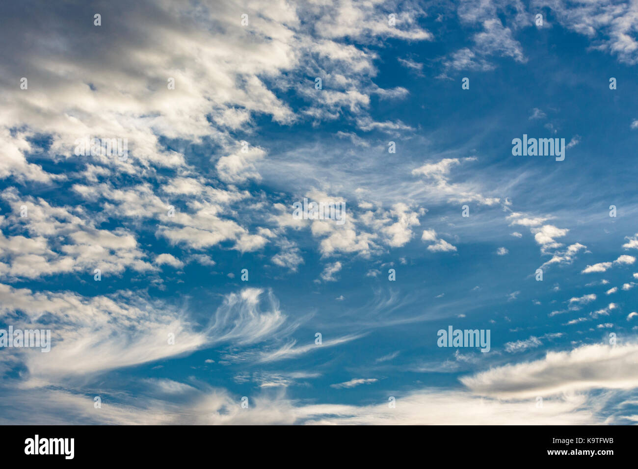 Blue sky and clouds morning Stock Photo - Alamy