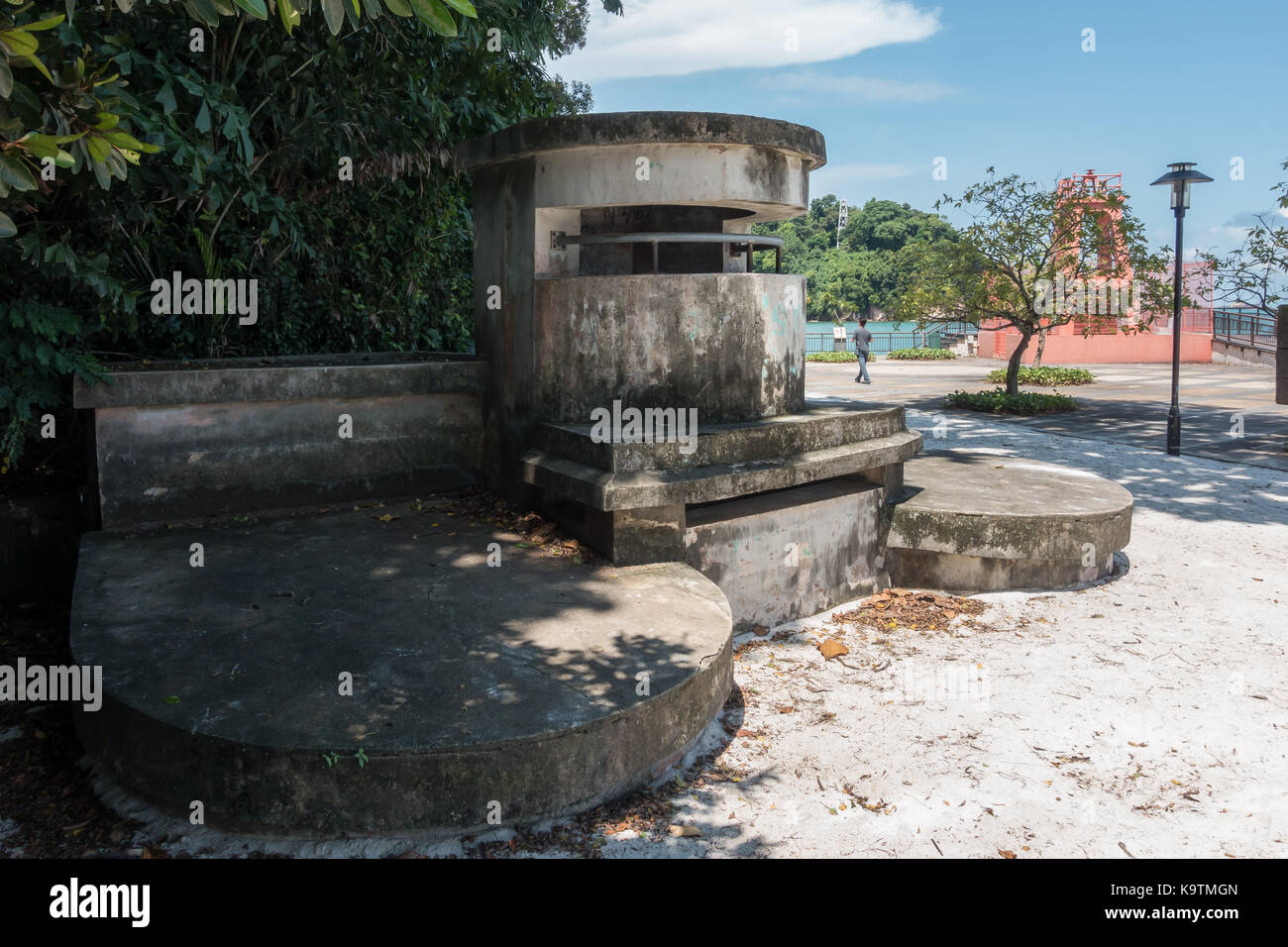 Labrador Park, Singapore, formerly the British Fort Pasir Panjang ...