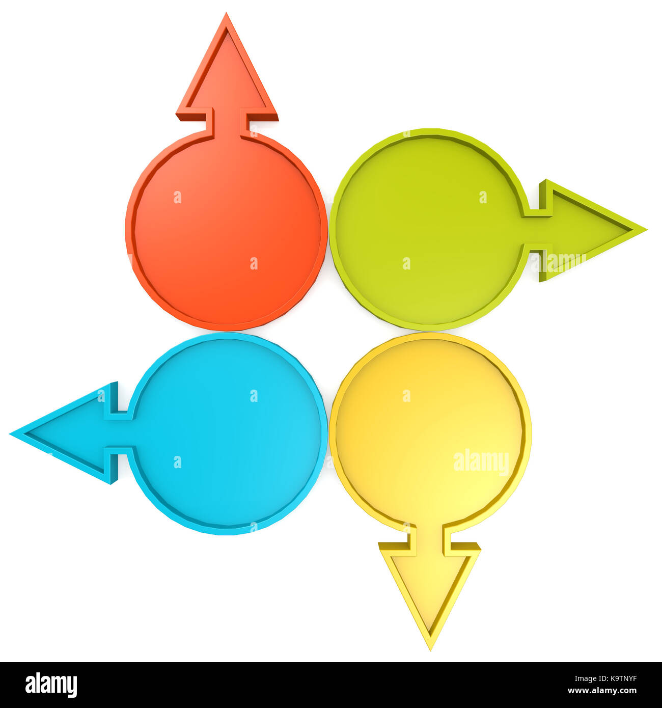Green circle chart icon Cut Out Stock Images & Pictures - Alamy