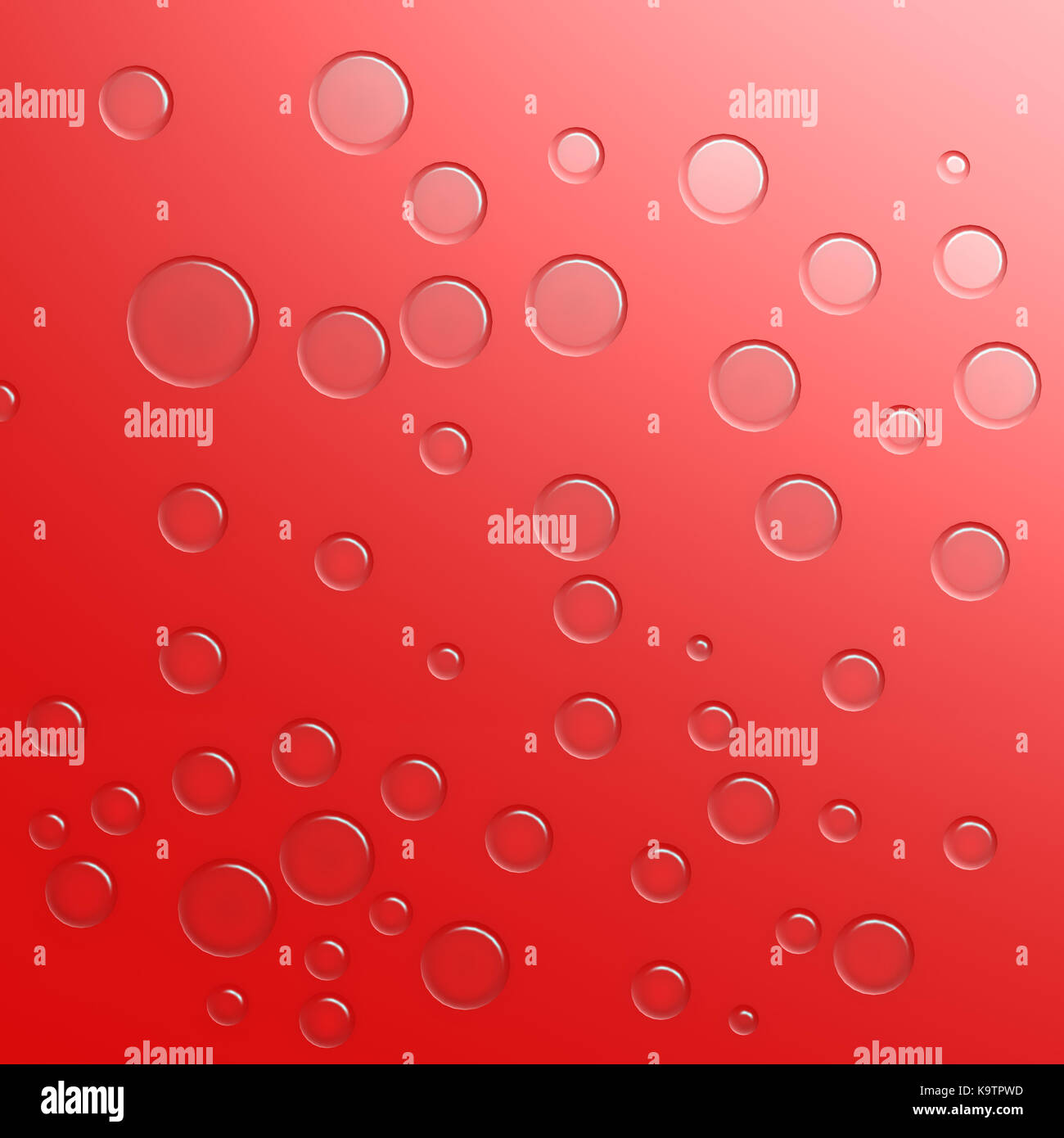 Red water droplet Stock Photo - Alamy