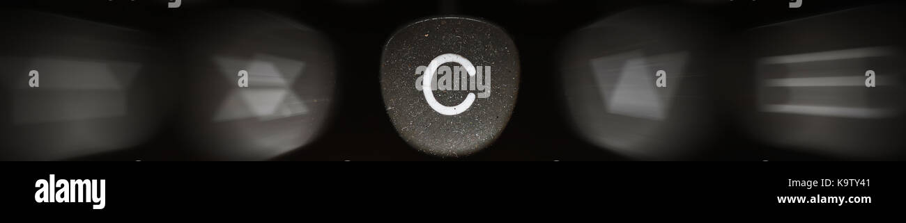 The letter of the alphabet in English C Stock Photo - Alamy