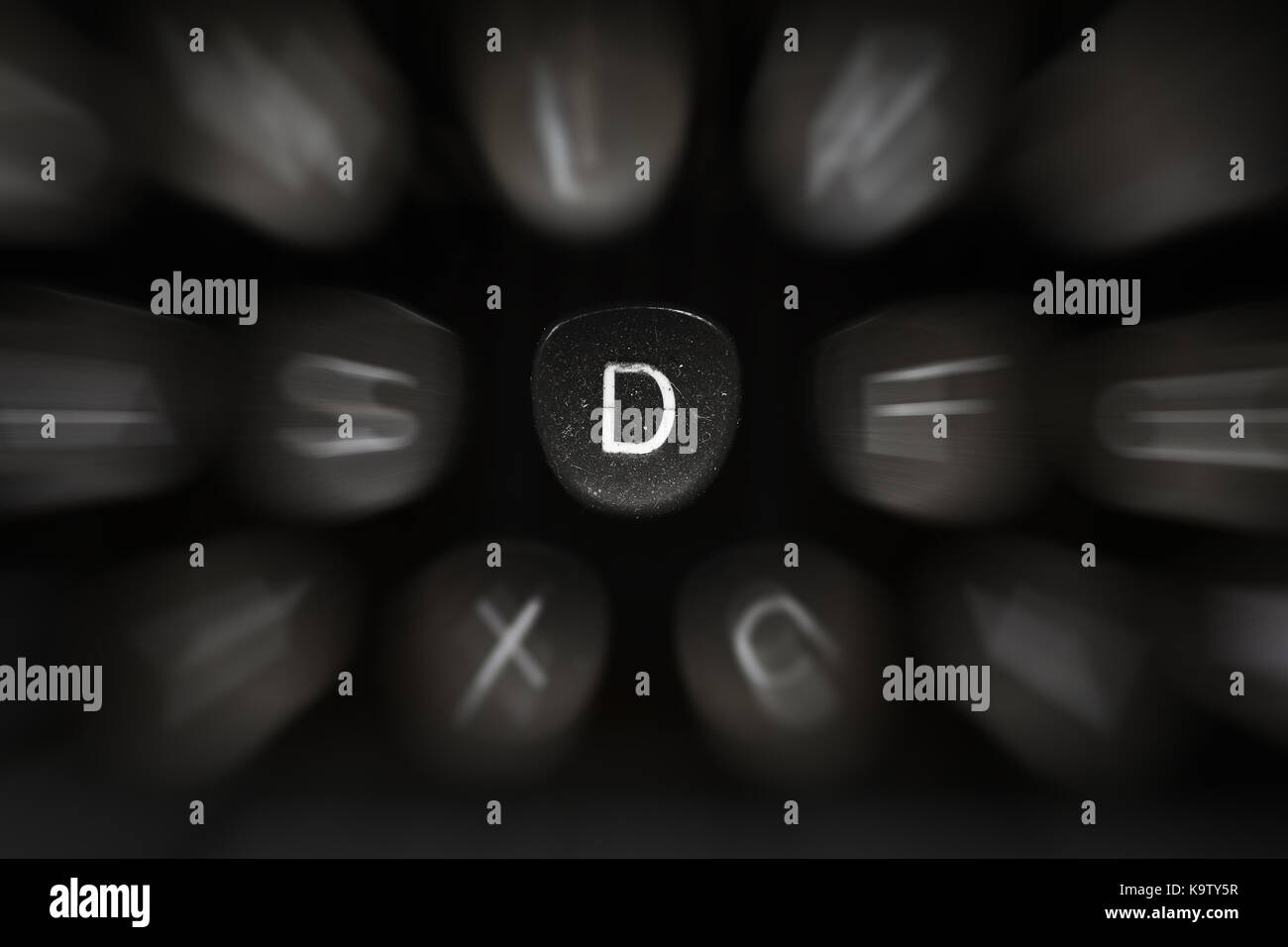 The letter of the alphabet in English D Stock Photo - Alamy