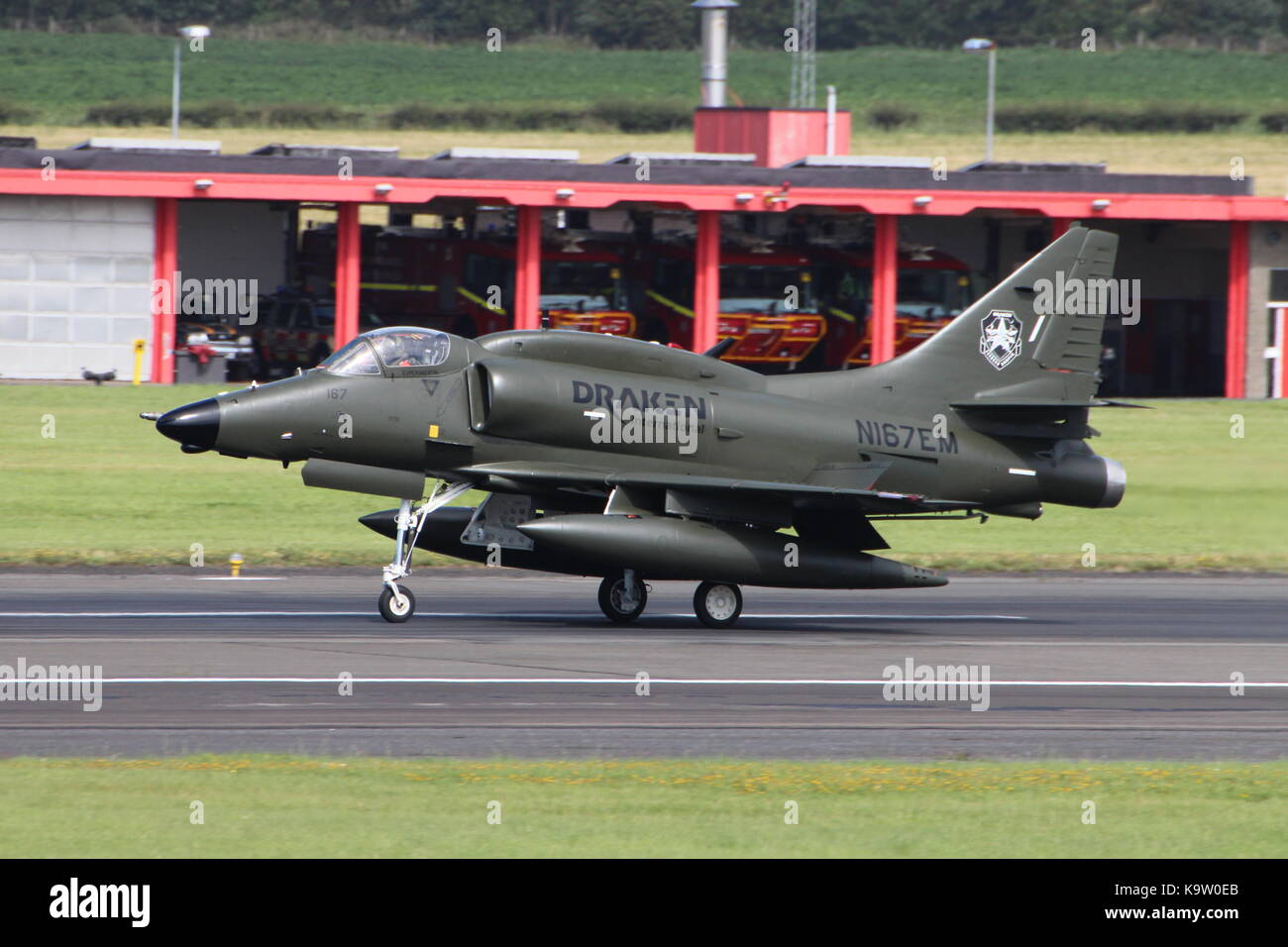 N167EM, a Douglas A-4N Skyhawk operated by Draken International's ...