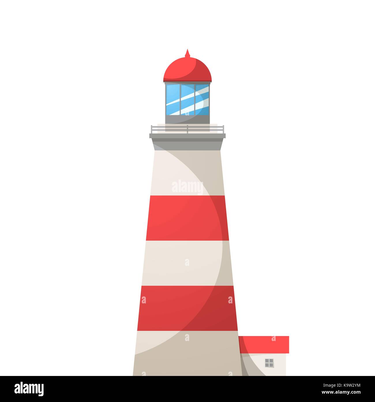 Cartoon Light house illustration Stock Vector Image & Art - Alamy