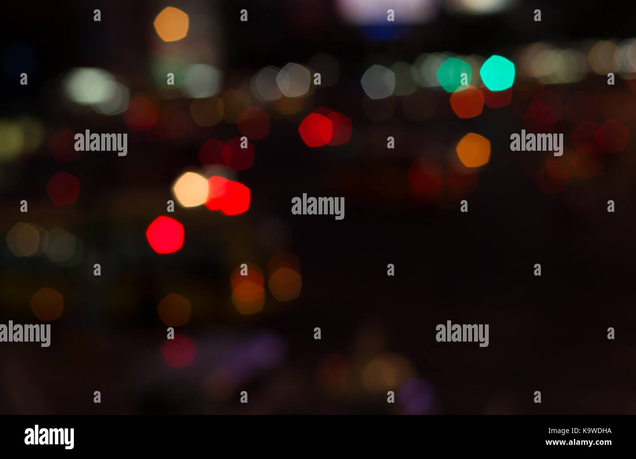 Blurred image of lights during the night (car light Stock Photo - Alamy