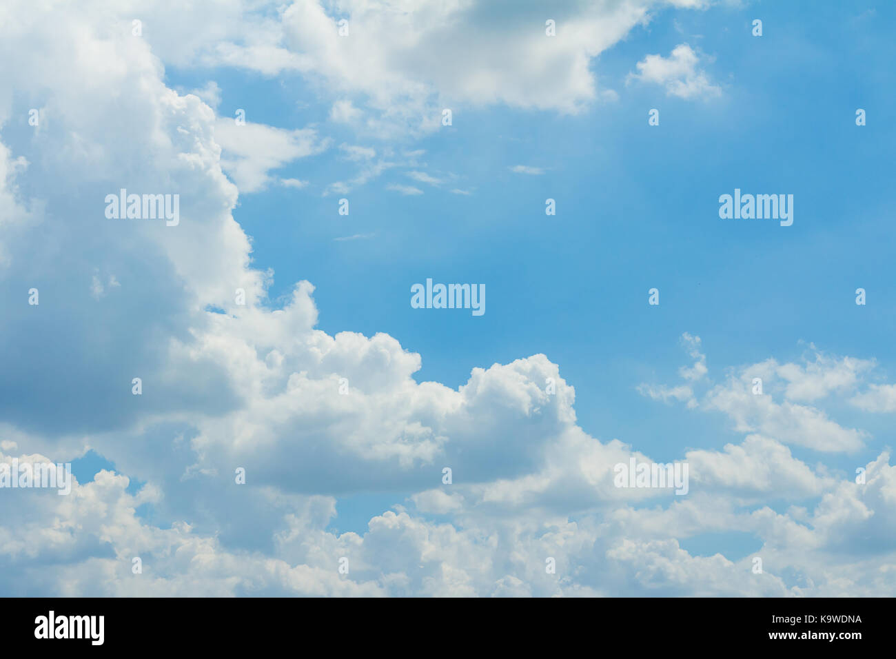 Sky clouds background, Blue sky in good weather days Stock Photo - Alamy